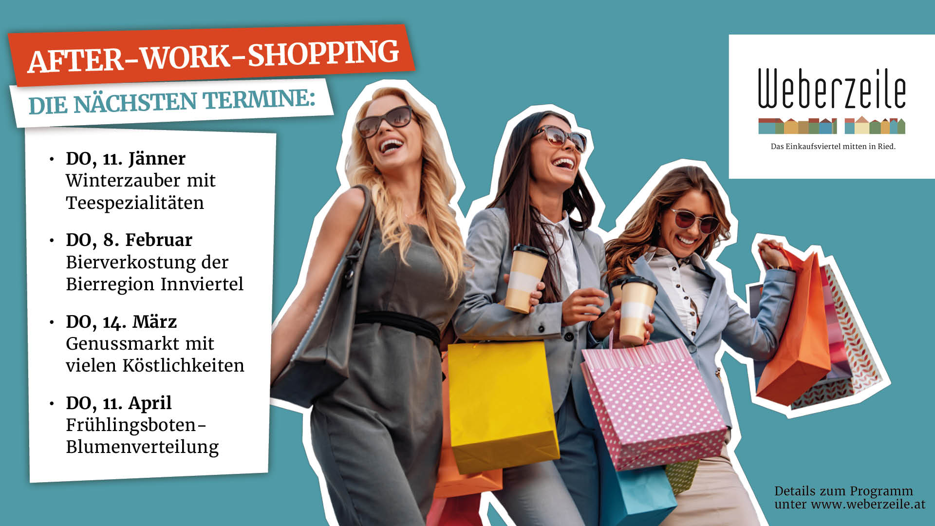 After-Work-Shopping - WEBERZEILE