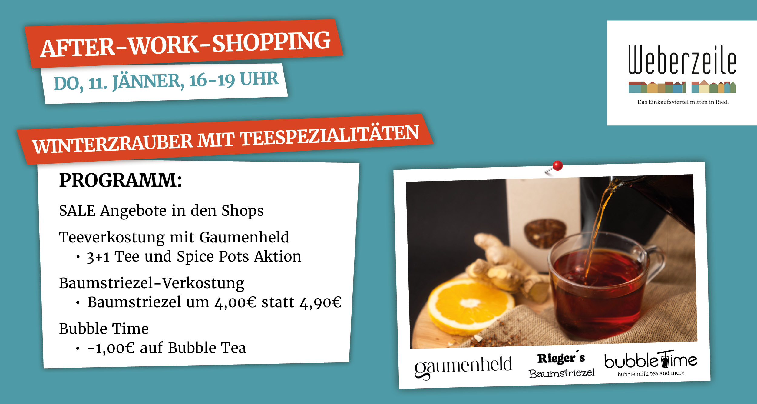 After-Work-Shopping - WEBERZEILE